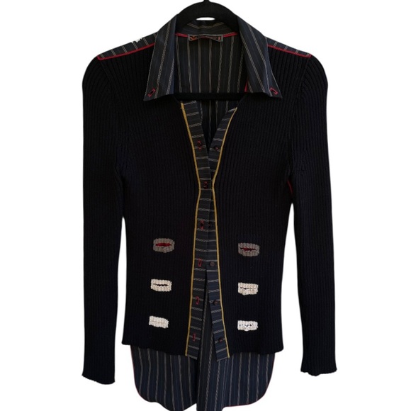 Cop.Copine | Sweaters | Copcopine Black And White Cardigan | Poshmark
